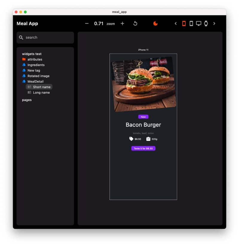 Widgetbook - The Custom Widget Library for Flutter